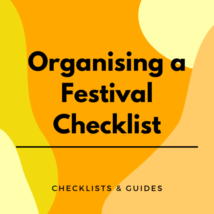 Organising a festival checklist - Arts Law Centre of Australia