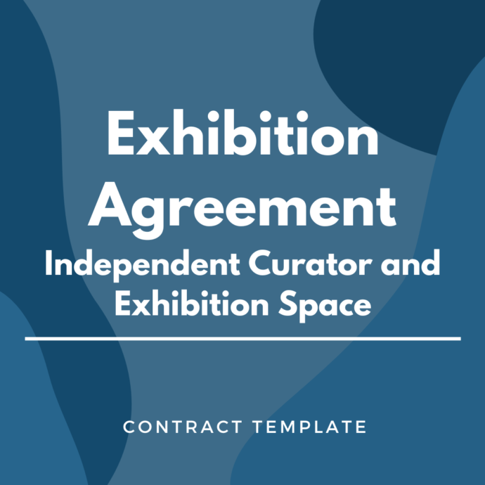 Independent Curator and Exhibition Space Agreement - Arts Law Centre of ...