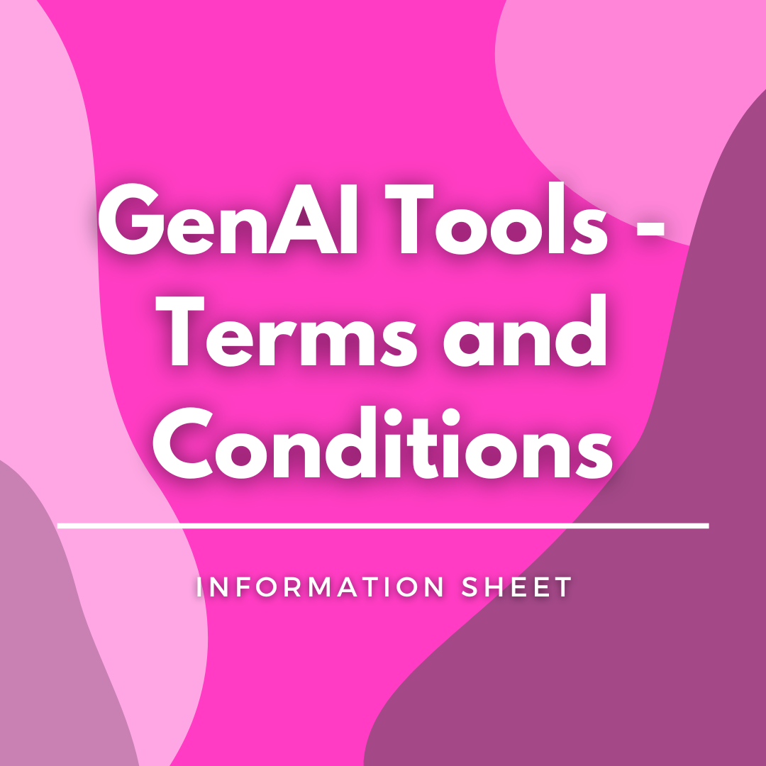 GenAI Tools - Terms and Conditions - Arts Law Centre of Australia