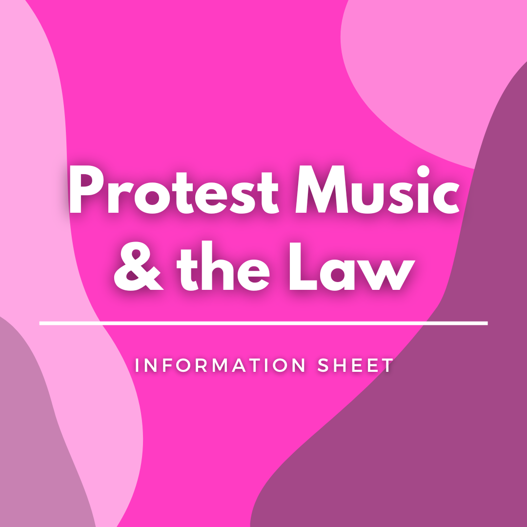 Protest Music and the Law - Arts Law Centre of Australia
